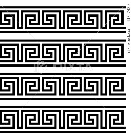 Greek key. Typical egyptian, assyrian and greek... - Stock Illustration ...