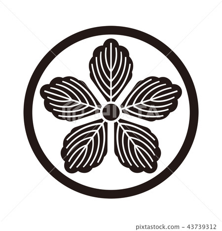 Family crest Kashiwa - Stock Illustration [43739312] - PIXTA