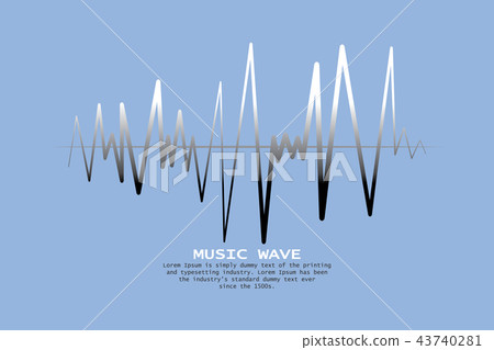 Music wave player logo. - Stock Illustration [43740281] - PIXTA