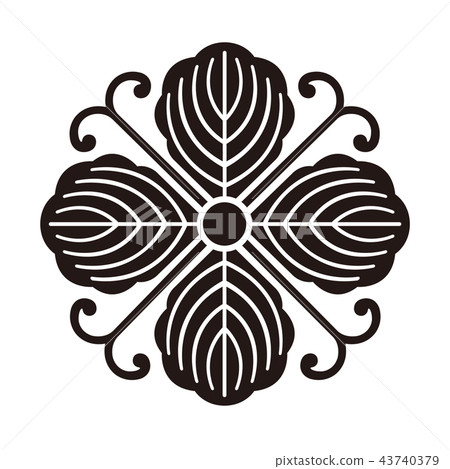 Family crest Kashiwa - Stock Illustration [43740379] - PIXTA