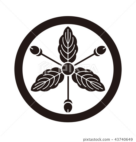 Family crest Kashiwa - Stock Illustration [43740649] - PIXTA