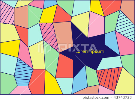 Abstract bright square design element,geometry - Stock Illustration ...