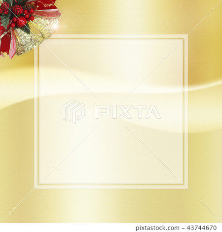 Background-Christmas-Gold-Glitter-Bell-Frame - Stock Illustration ...