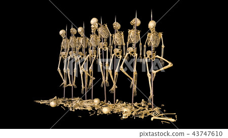 skeleton - Stock Illustration [43747610] - PIXTA