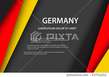 Modern vector background with German colors - Stock Illustration ...