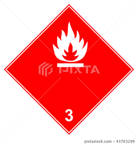 Dangerous - class 3 flammable goods transported - Stock Illustration ...