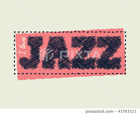 I love jazz Vector EPS illustration. - Stock Illustration [43763521 ...