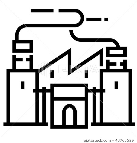Factory Line illustration - Stock Illustration [43763589] - PIXTA