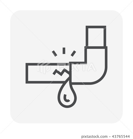 burst pipe icon - Stock Illustration [43765544] - PIXTA