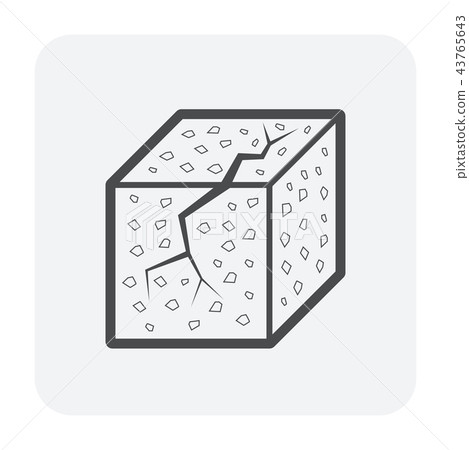 concrete testing icon - Stock Illustration [43765643] - PIXTA