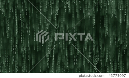 Computer code on the screen. 3D rendering - Stock Illustration ...