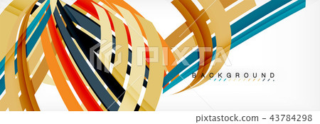 Color stripes and lines, geometric abstract... - Stock Illustration ...
