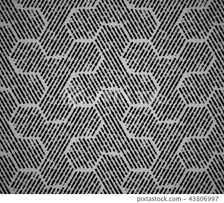 Abstract geometric pattern with stripes, lines. - Stock Illustration ...