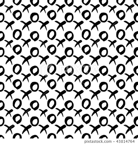 X and O or XO Symbols Seamles Pattern - Stock Illustration [43814764 ...