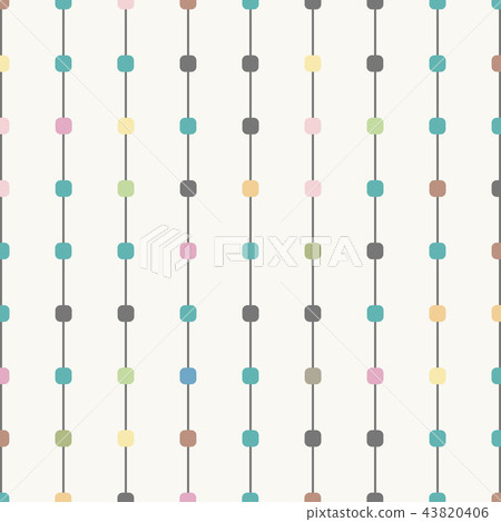 Abstract of colorful dot pattern on line. - Stock Illustration ...