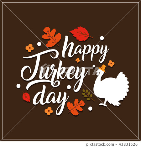 Happy Turkey day banner vector illustration - Stock Illustration ...
