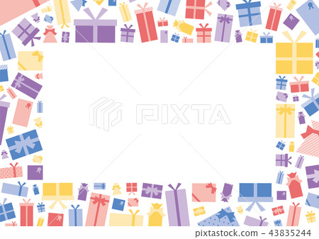 Present frame square - Stock Illustration [43835244] - PIXTA