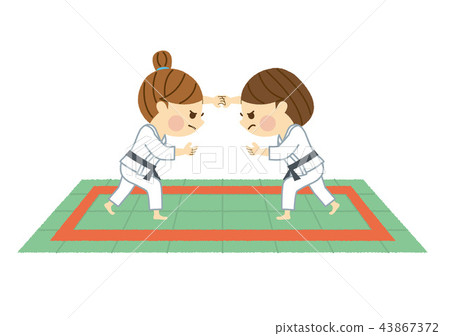 Judo women - Stock Illustration [43867372] - PIXTA