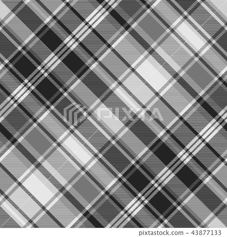 Gray check fabric texture seamless pattern - Stock Illustration ...