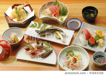 Japanese food set - Stock Photo [43883588] - PIXTA