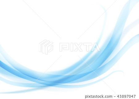 Blue curve image CG - Stock Illustration [43897047] - PIXTA