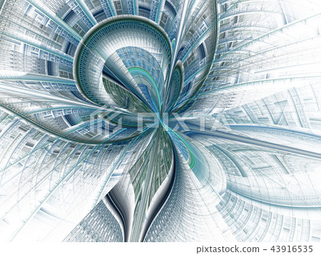 The infinity of space and time. Chaotic movement - Stock Illustration ...
