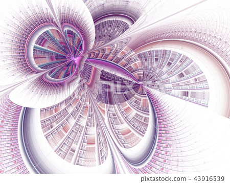 The infinity of space and time. Chaotic movement - Stock Illustration ...