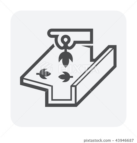 gutter cleaning icon - Stock Illustration [43946687] - PIXTA