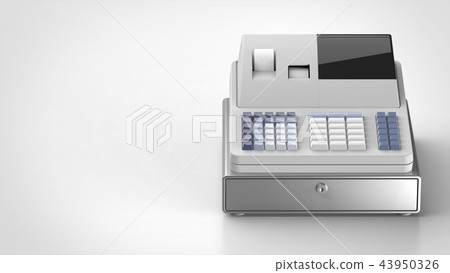 Normal cash register front right - Stock Illustration [43950326] - PIXTA