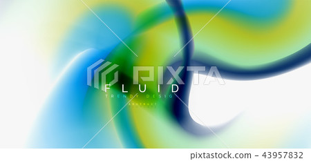 Mixing liquid color flow abstract background.... - Stock Illustration ...