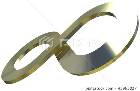 CG 3D illustration Stereoscopic design infinite... - Stock Illustration ...