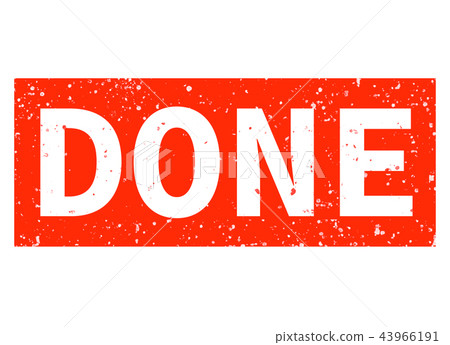 done red rubber stamp on white background. - Stock Illustration ...