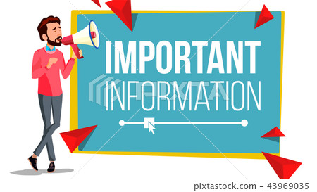 Important Information Banner Vector.... - Stock Illustration [43969035 ...