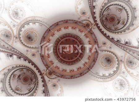 Abstract steampunk design, mechanical design - Stock Illustration ...