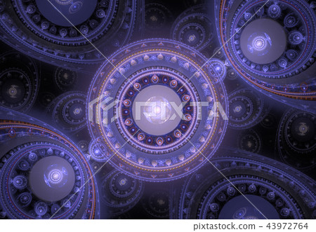 Abstract steampunk design, mechanical design - Stock Illustration ...