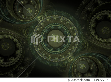 Abstract steampunk design, mechanical design - Stock Illustration ...