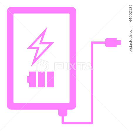 Tablet charging - Stock Illustration [44002125] - PIXTA