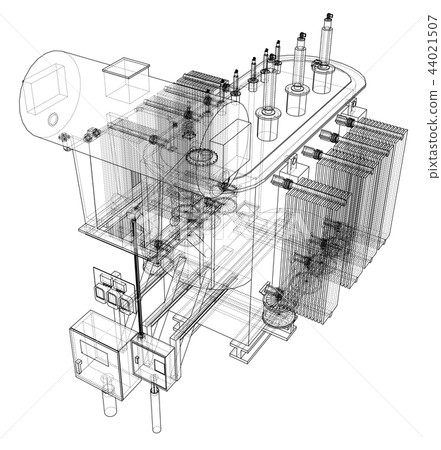 High-voltage transformer concept - Stock Illustration [44021507] - PIXTA