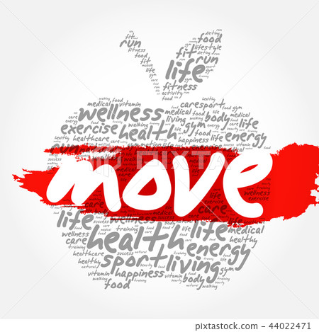 MOVE apple word cloud collage - Stock Illustration [44022471] - PIXTA