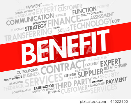BENEFIT word cloud collage - Stock Illustration [44022500] - PIXTA