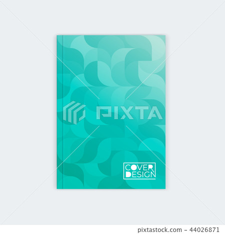 Vertical cover template a4. Wavy abstract design. - Stock Illustration ...
