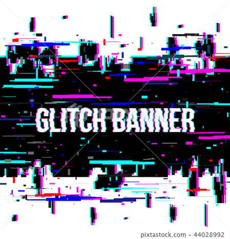 Creative vector illustration of glitch style... - Stock Illustration ...