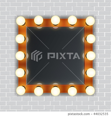 Creative vector illustration of makeup frame... - Stock Illustration ...