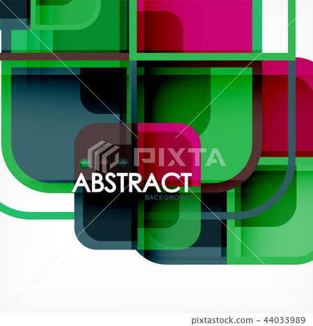 Abstract background, square shapes geometric... - Stock Illustration ...