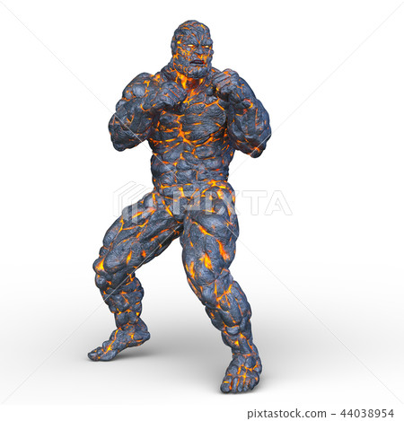 Stone man - Stock Illustration [44038954] - PIXTA