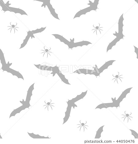 Bat seamless pattern. Halloween repeating... - Stock Illustration ...