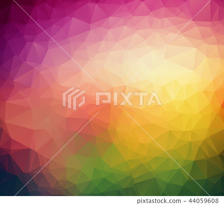 Polygonal Geometric Triangle - Stock Illustration [44059608] - PIXTA
