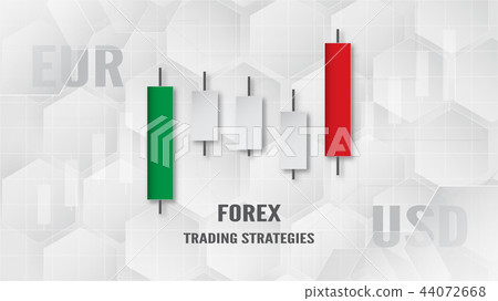 Forex trading strategy concept in paper cut - Stock Illustration ...
