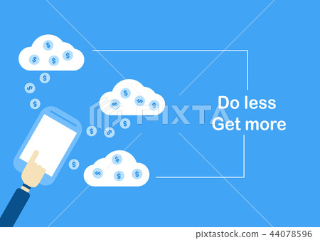 Do Less Get More - Stock Illustration [44078596] - PIXTA