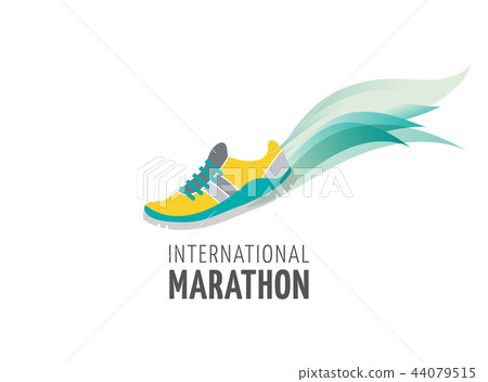 Run icon, symbol, marathon poster and logo - Stock Illustration ...
